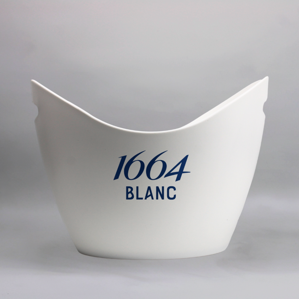 Buy Kronenbourg 1664 Blanc White Ice Bucket Online - 365 Drinks