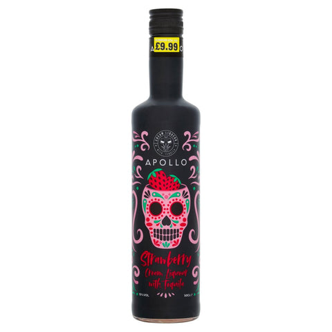 Buy Apollo Strawberry Cream Liqueur with Tequila 50cl Online - 365 Drinks