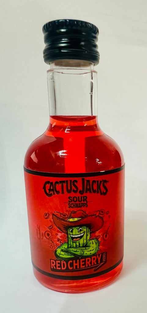 Buy Cactus Jack's Red Cherry Rebel Sour Schnapps 5cl Miniature Online ...